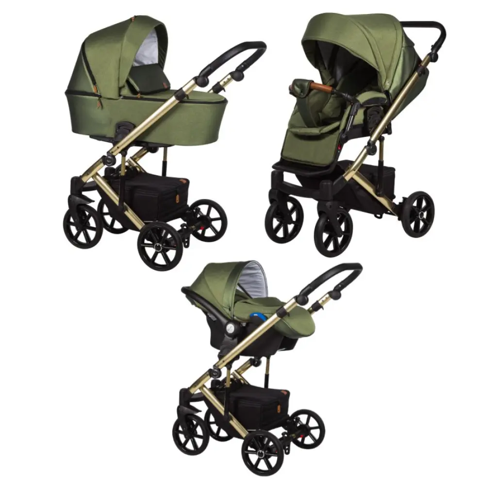 Baby Merc Mosca Limited MO03/ZE Bērnu Ratiņi 3in1 - BernuVeikals.lv