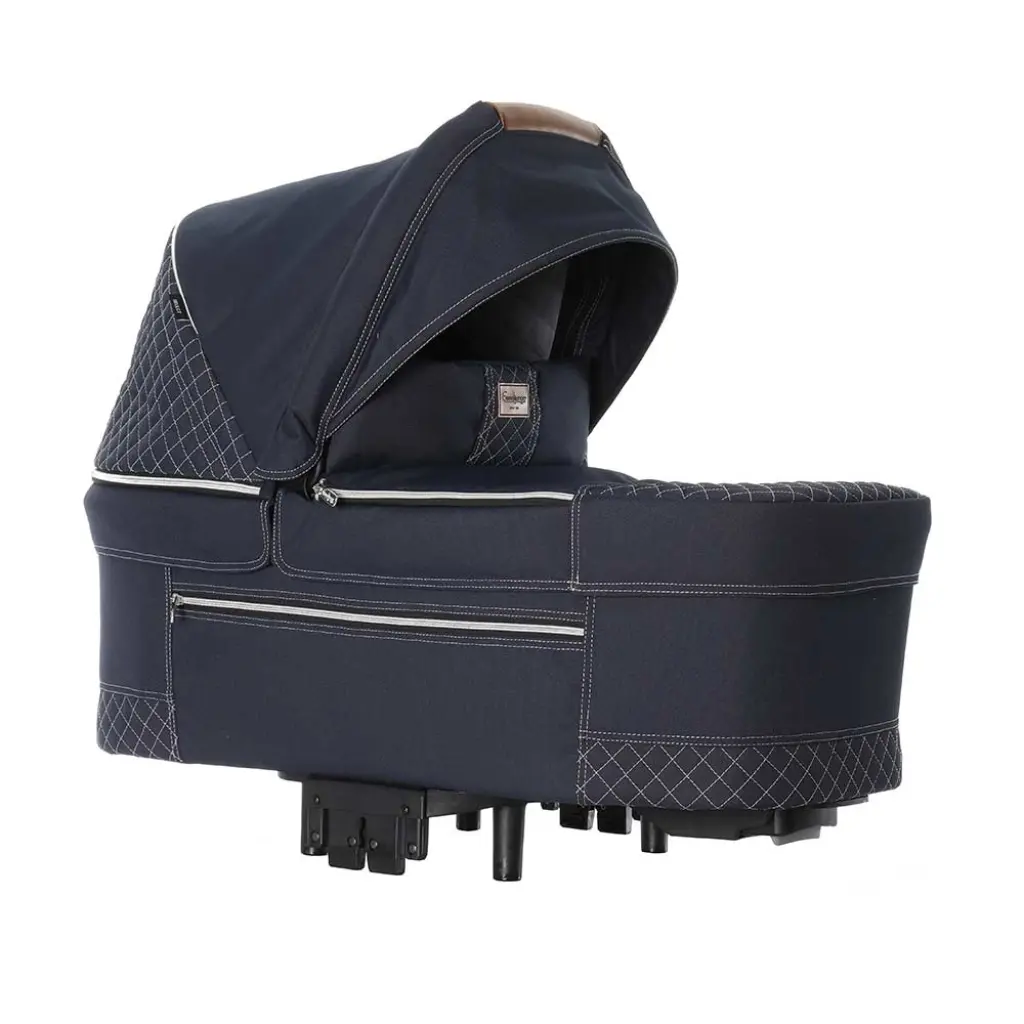 Emmaljunga NXT90 De Luxe Scandinavian Blue Black frame Bērnu Ratiņi ...